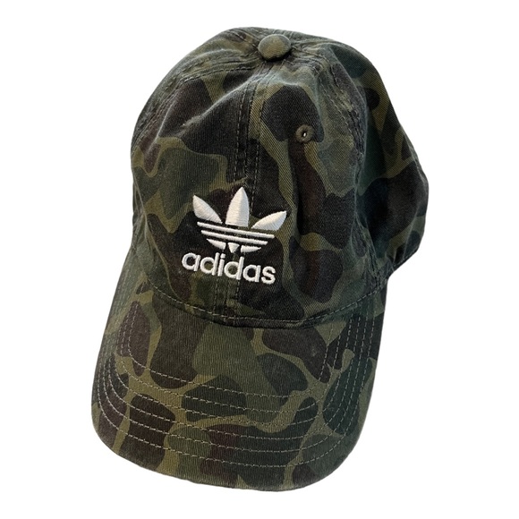 adidas | Accessories | Adidas Camo Camouflage Baseball Cap Hat ...